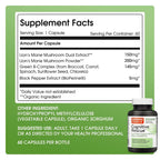 natural lion's mane supplement capsules