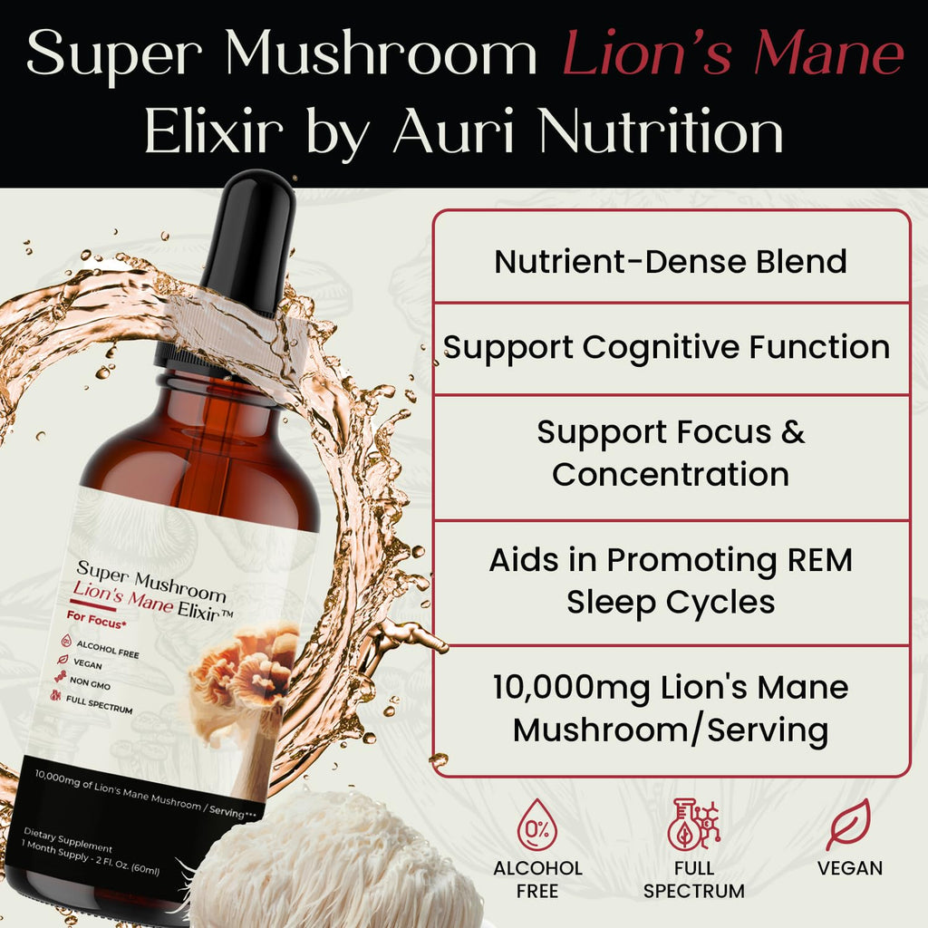 natural lion's mane supplement for brain health