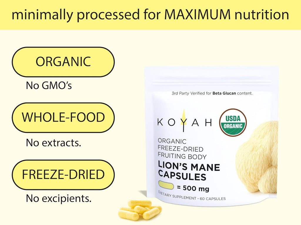 natural lion's mane supplement for focus
