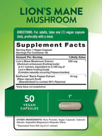 natural lion's mane supplement for wellness