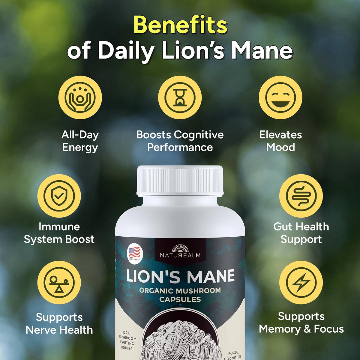 natural lion's mane supplement for wellness