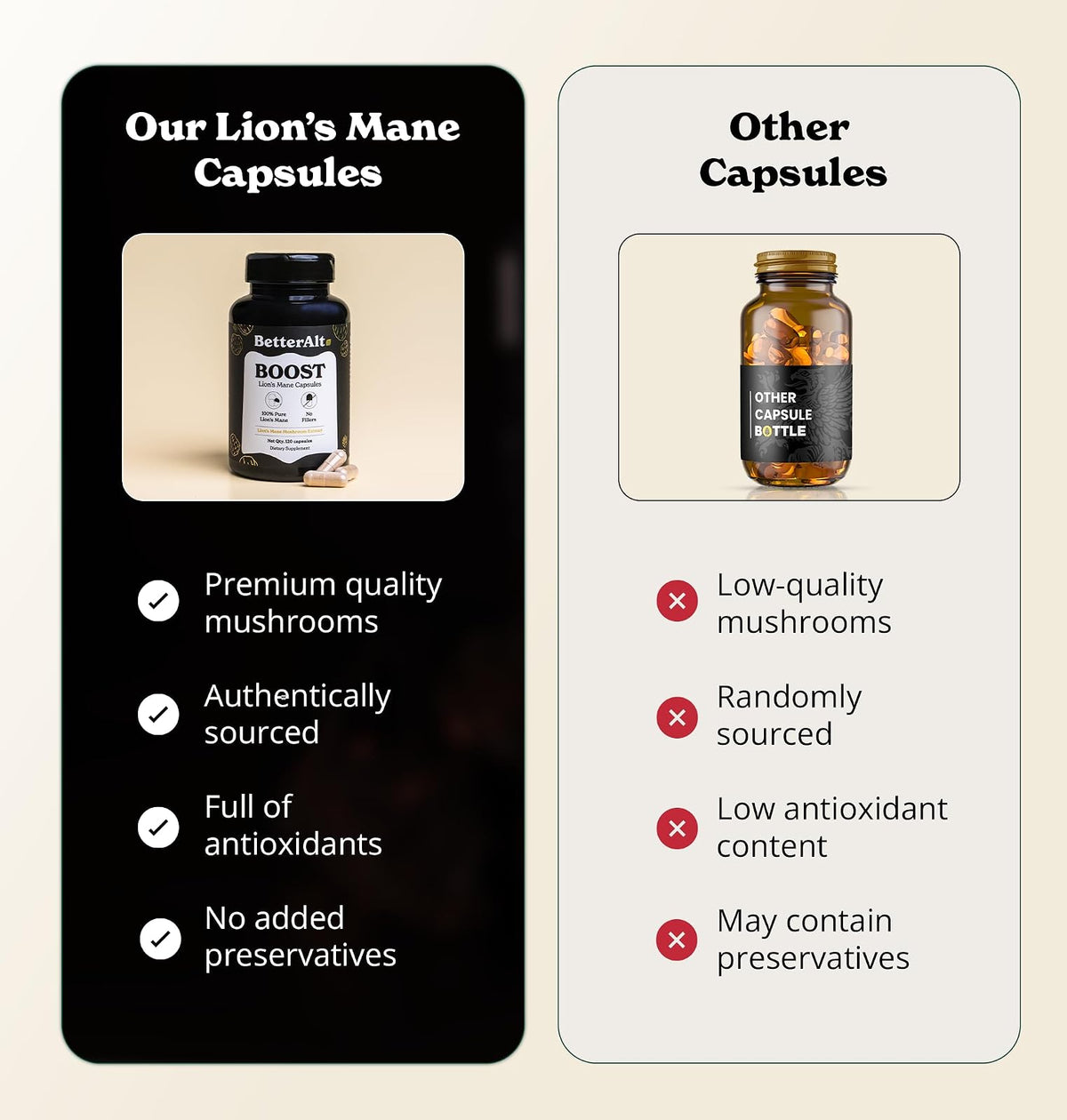 natural lion's mane supplement for wellness