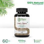 natural Lions Mane capsules for focus