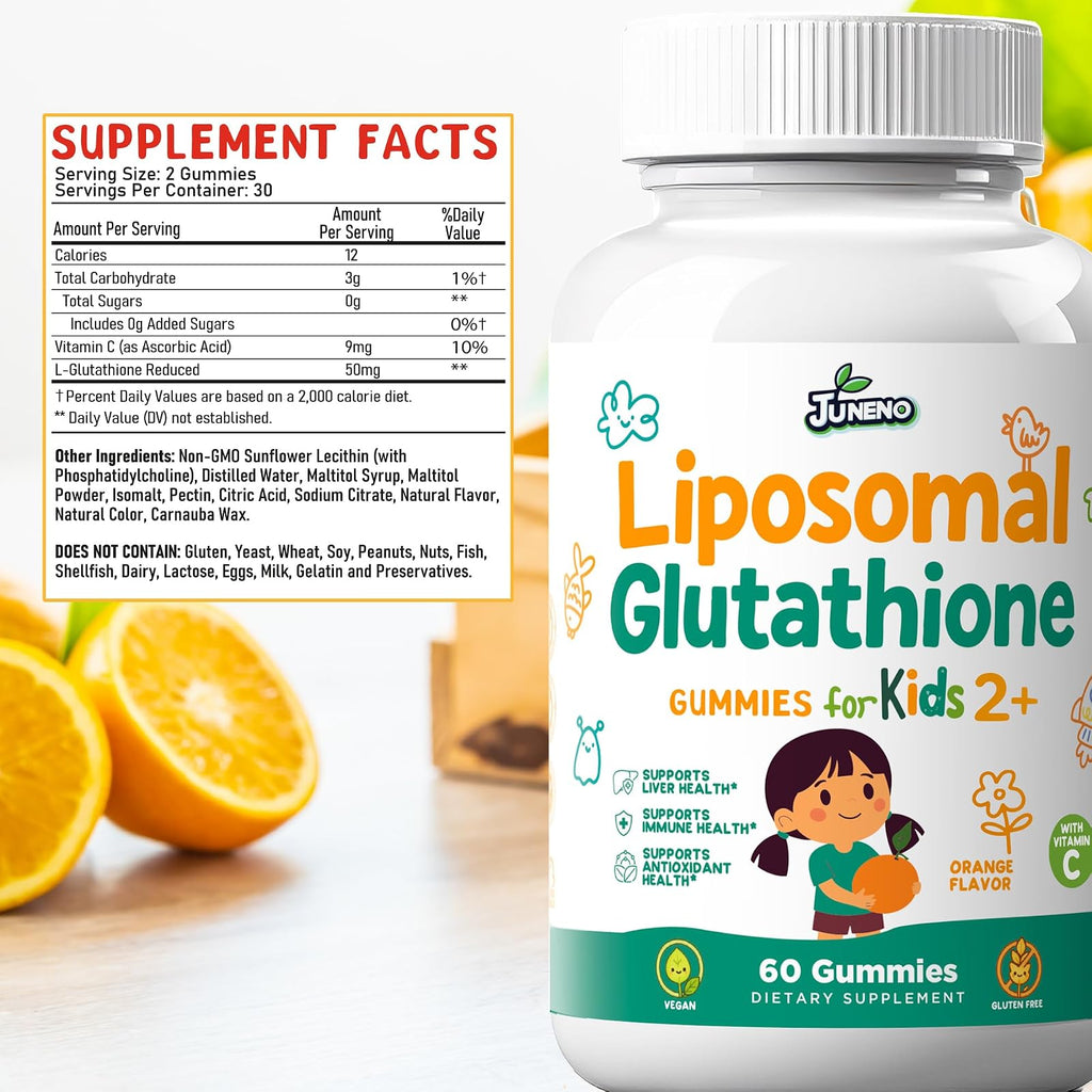 Natural liposomal glutathione supplement