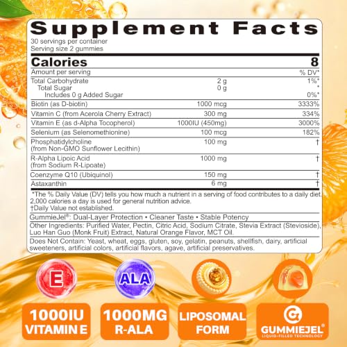 Natural Liposomal Vitamin E antioxidant support