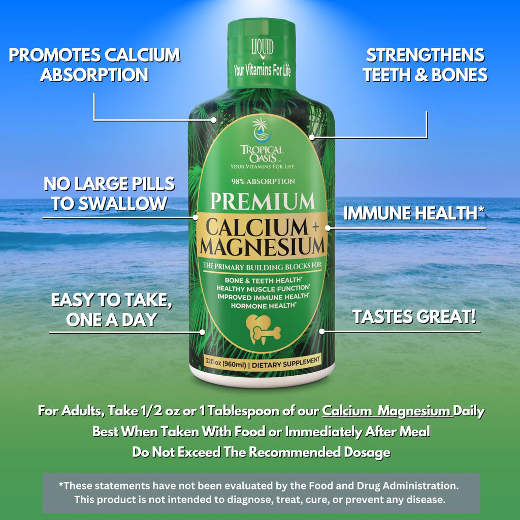 Natural liquid calcium for daily health