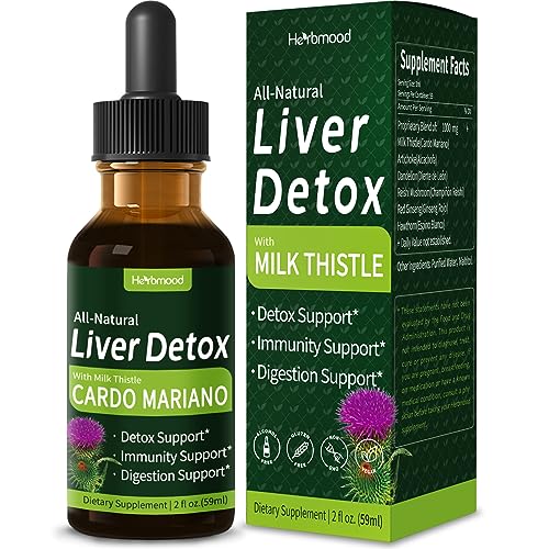 natural liquid drops with milk thistle