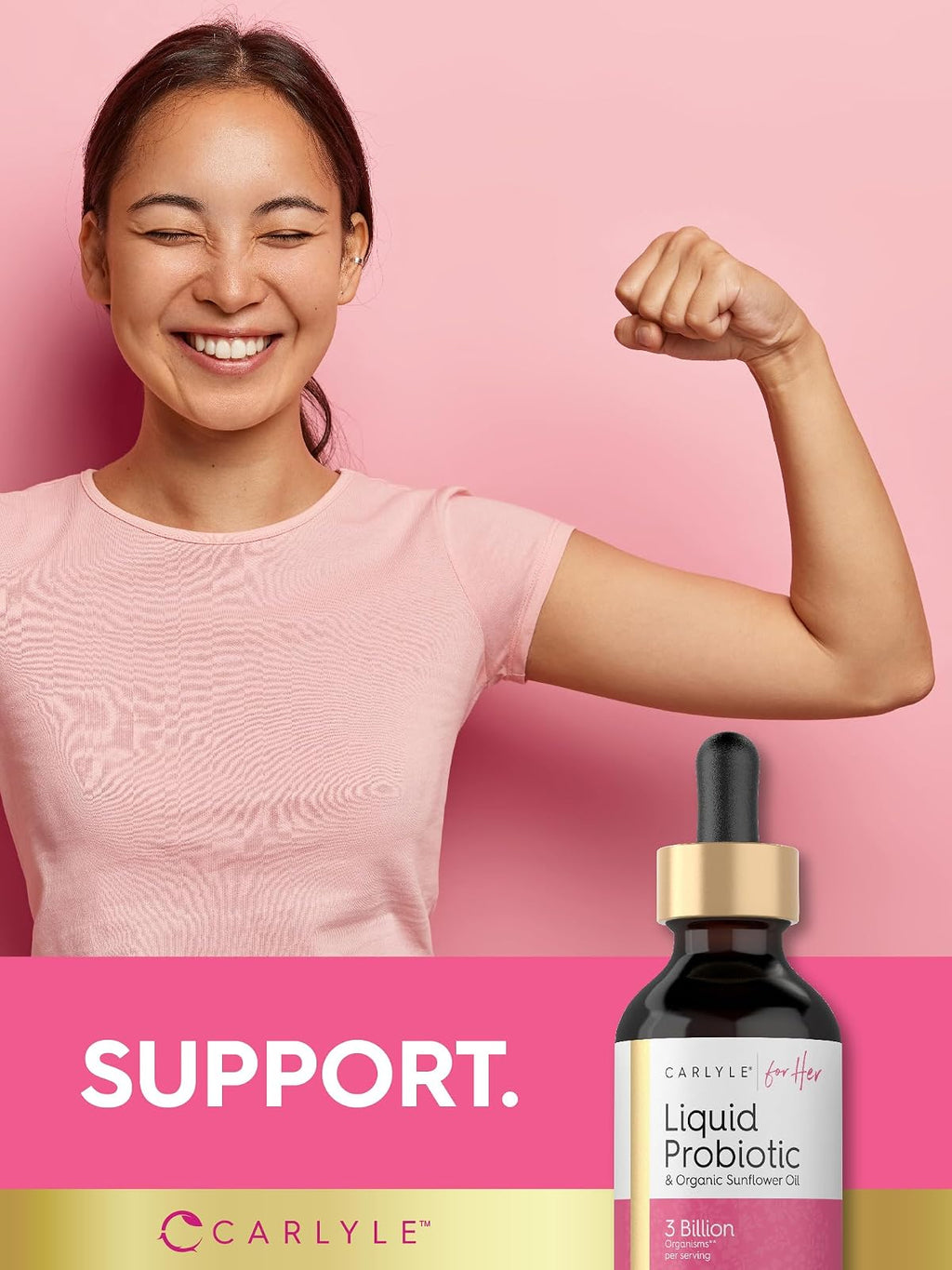 Natural liquid probiotics for women