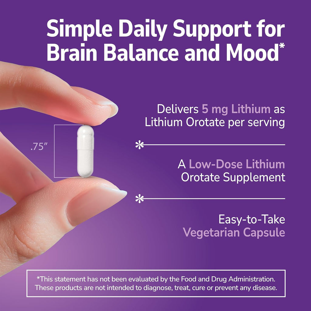 natural Lithium Orotate for mental clarity