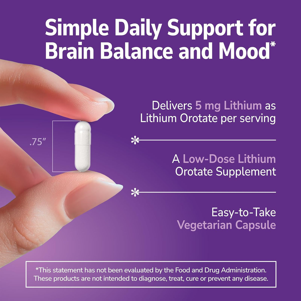 natural Lithium Orotate for mental clarity