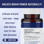 natural lithium orotate for wellness