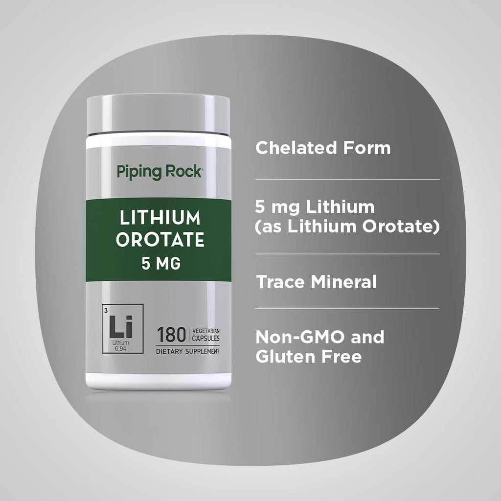 Natural Lithium Orotate for wellness