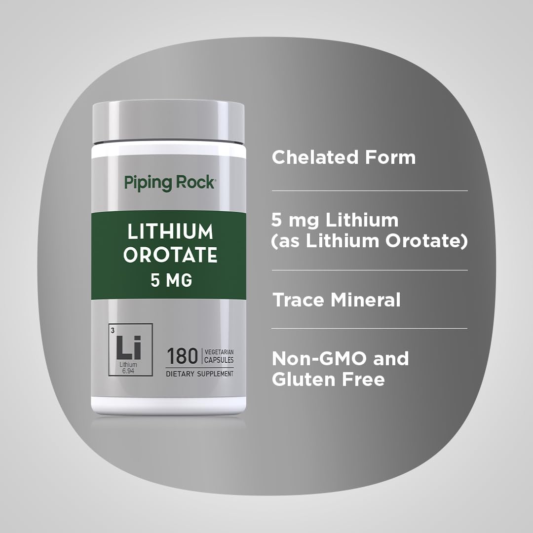 Natural Lithium Orotate for wellness