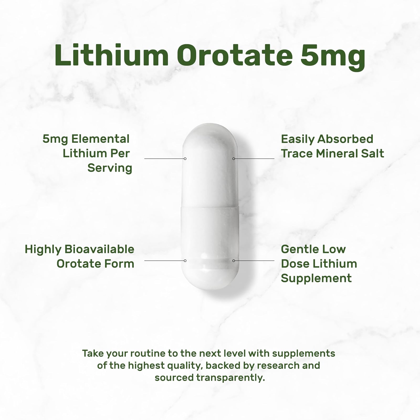 natural lithium orotate supplement