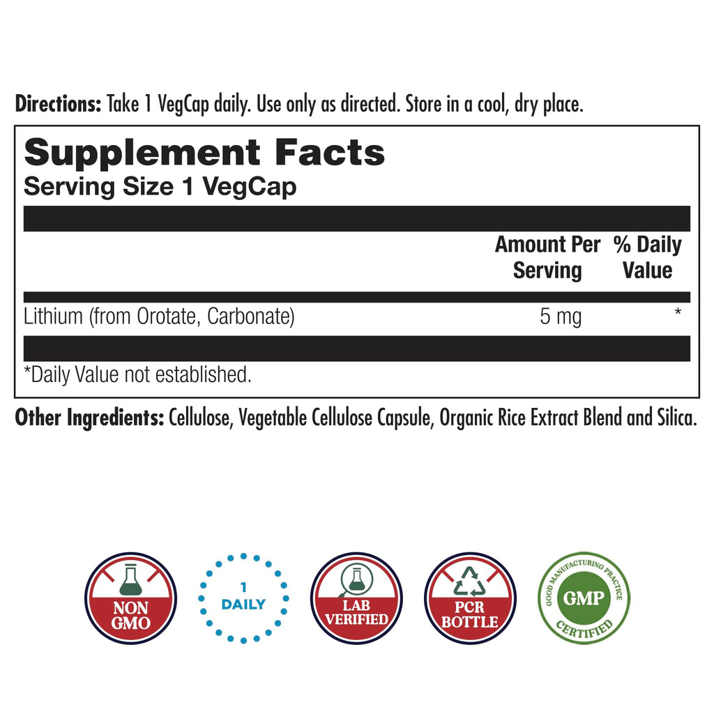 natural lithium supplement for wellness