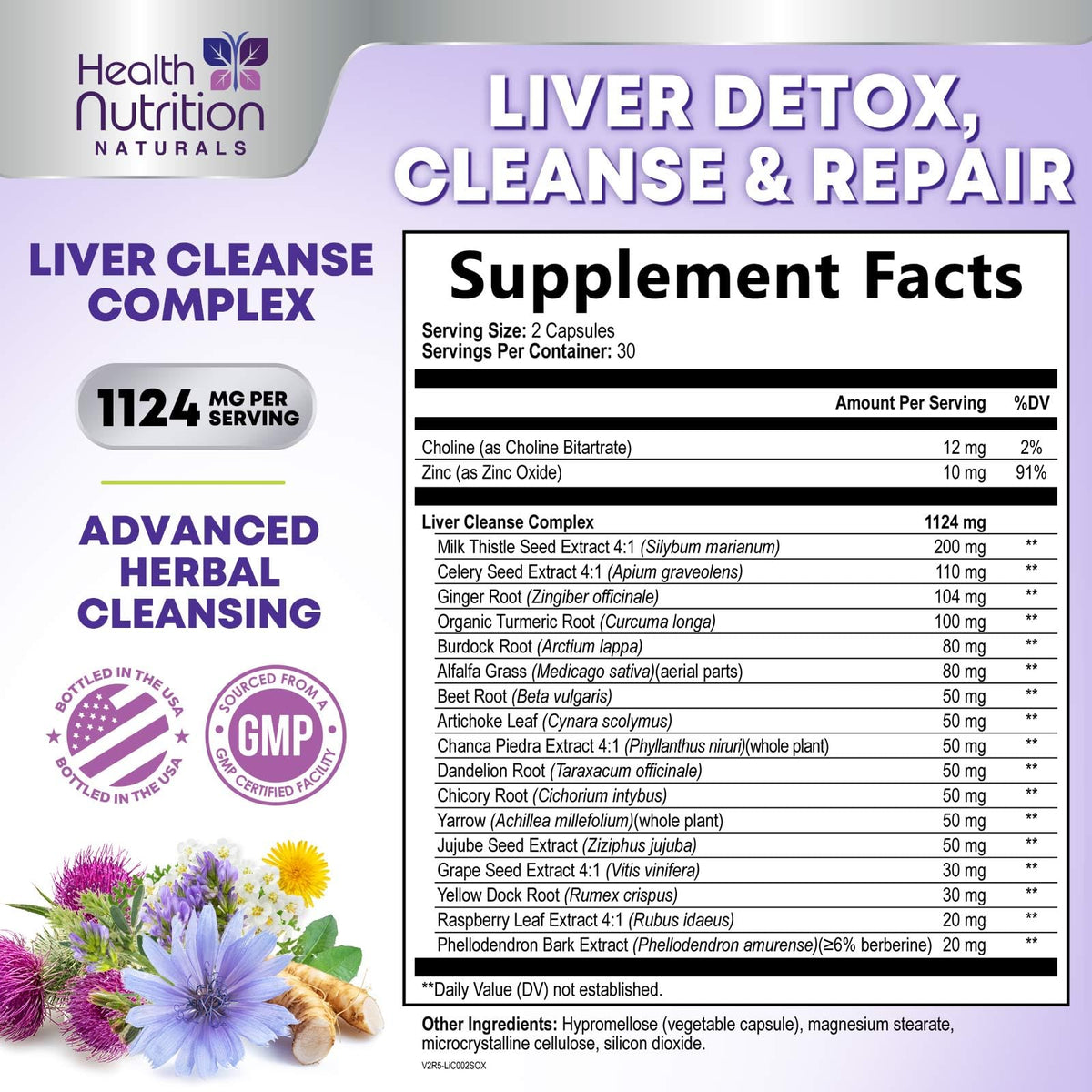 natural liver cleanse herbal formula