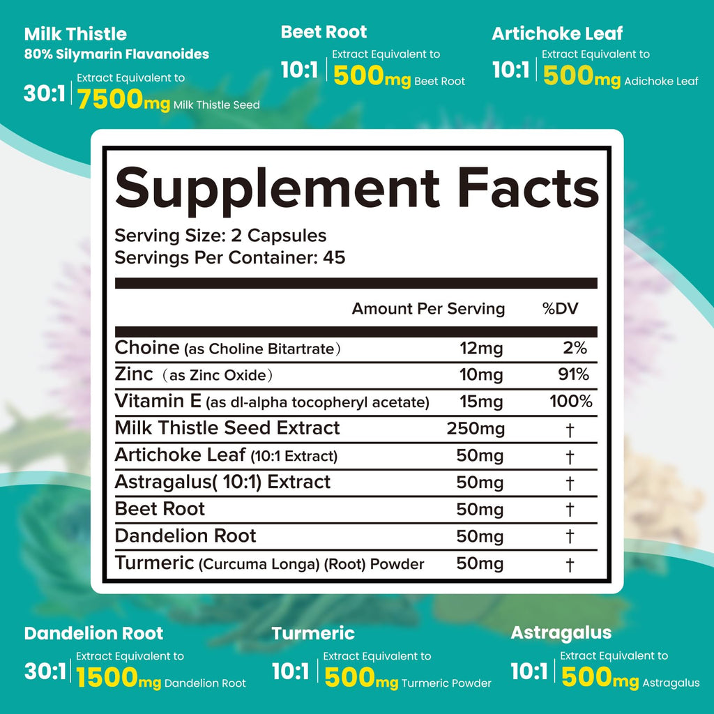 natural liver cleansing with milk thistle