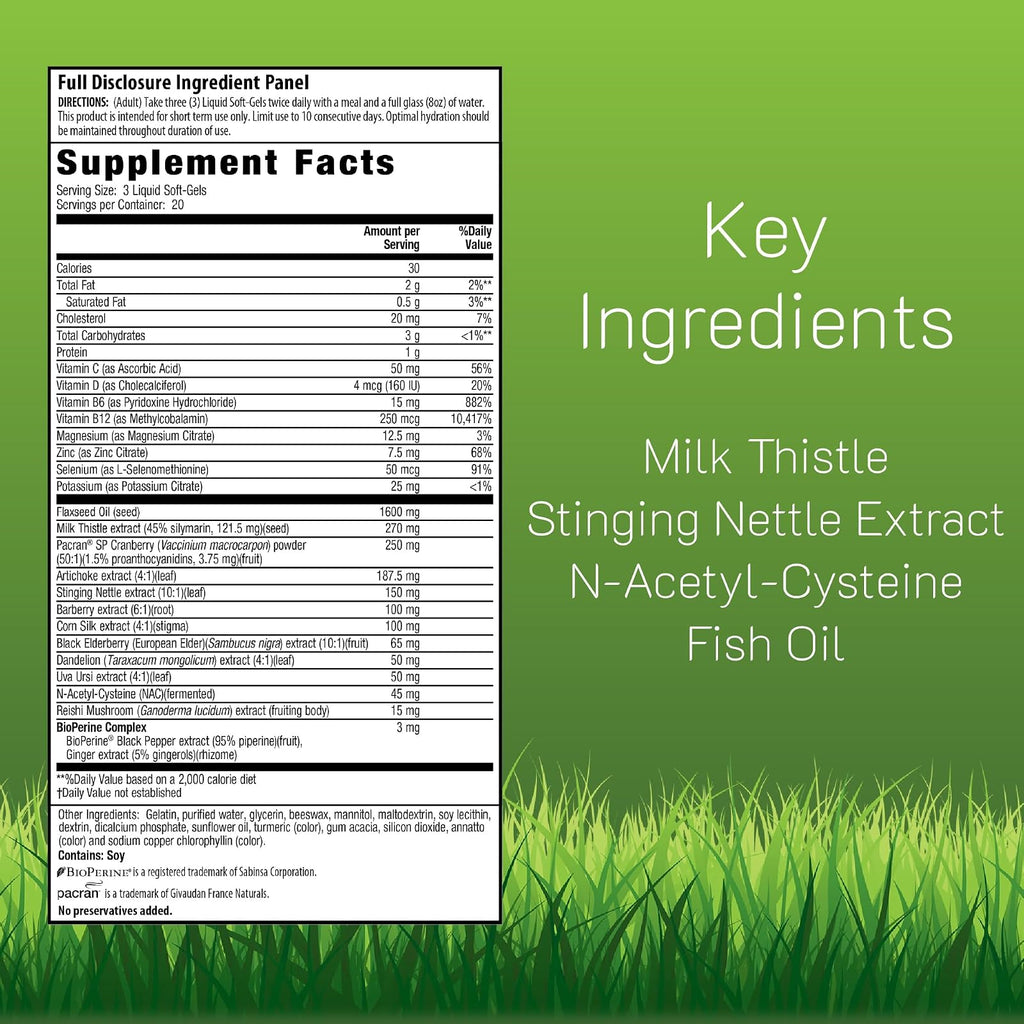 natural liver detox softgels