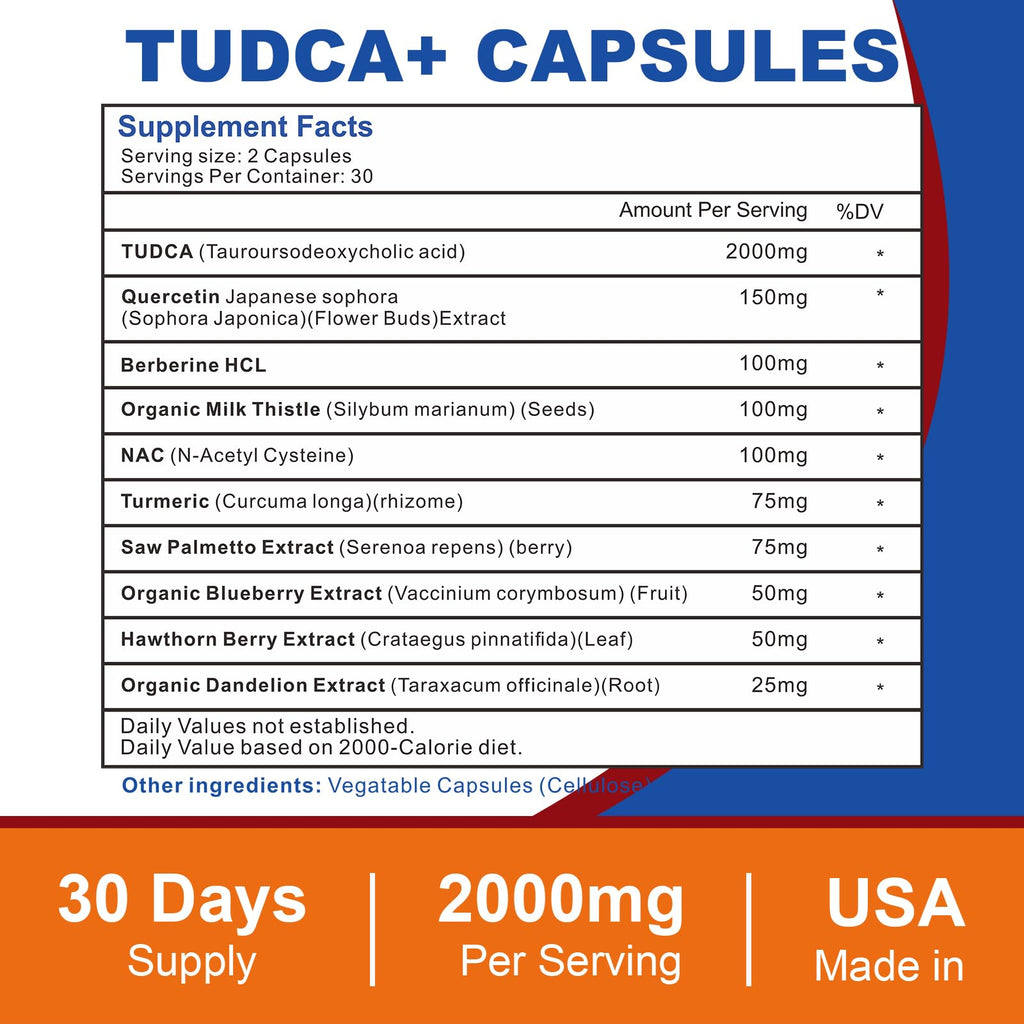 natural liver detox supplement Tudca