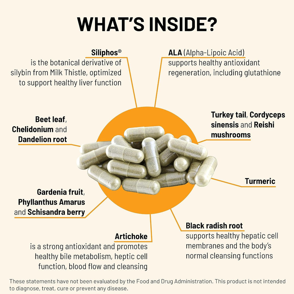 Natural liver detox supplement