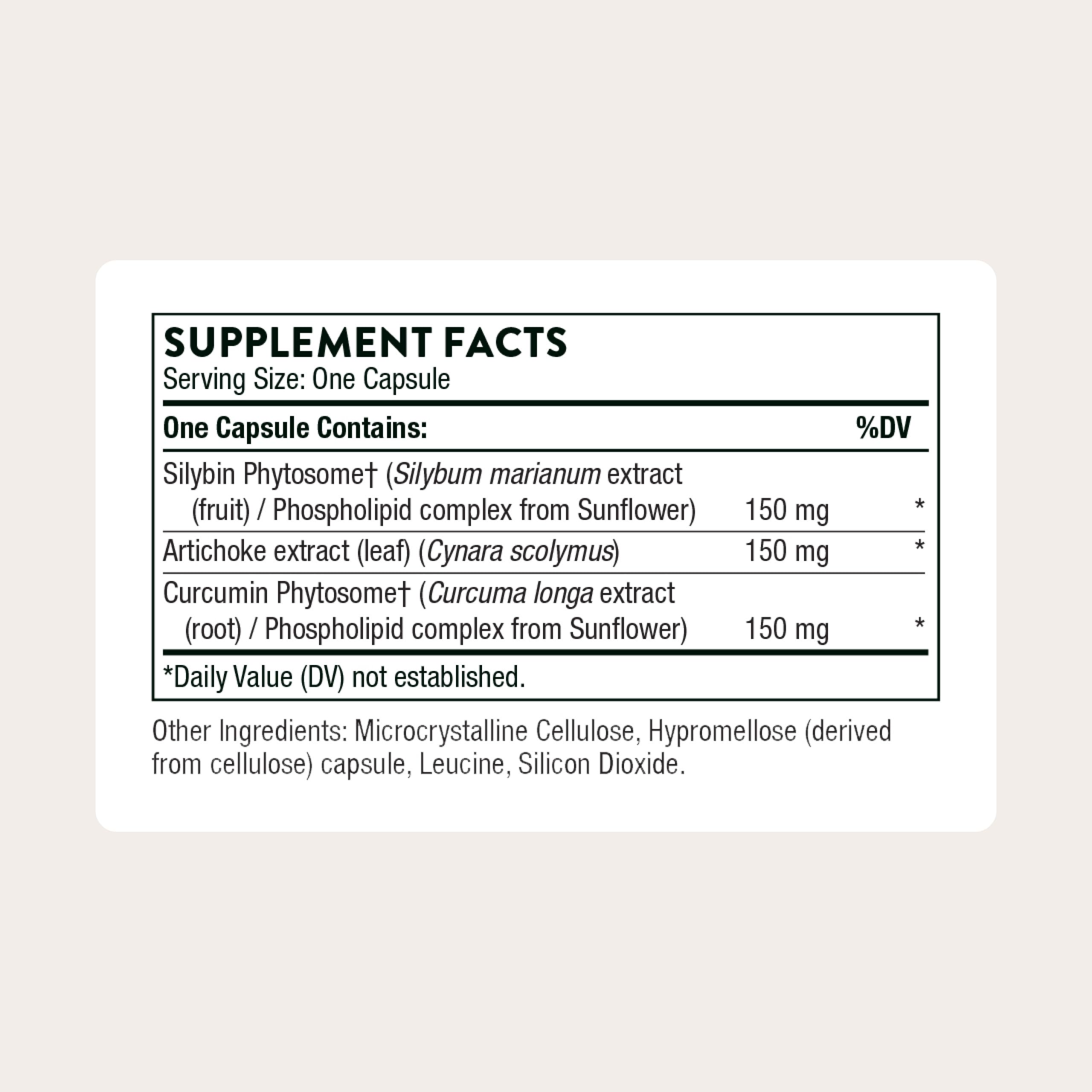 Natural liver detox with silymarin