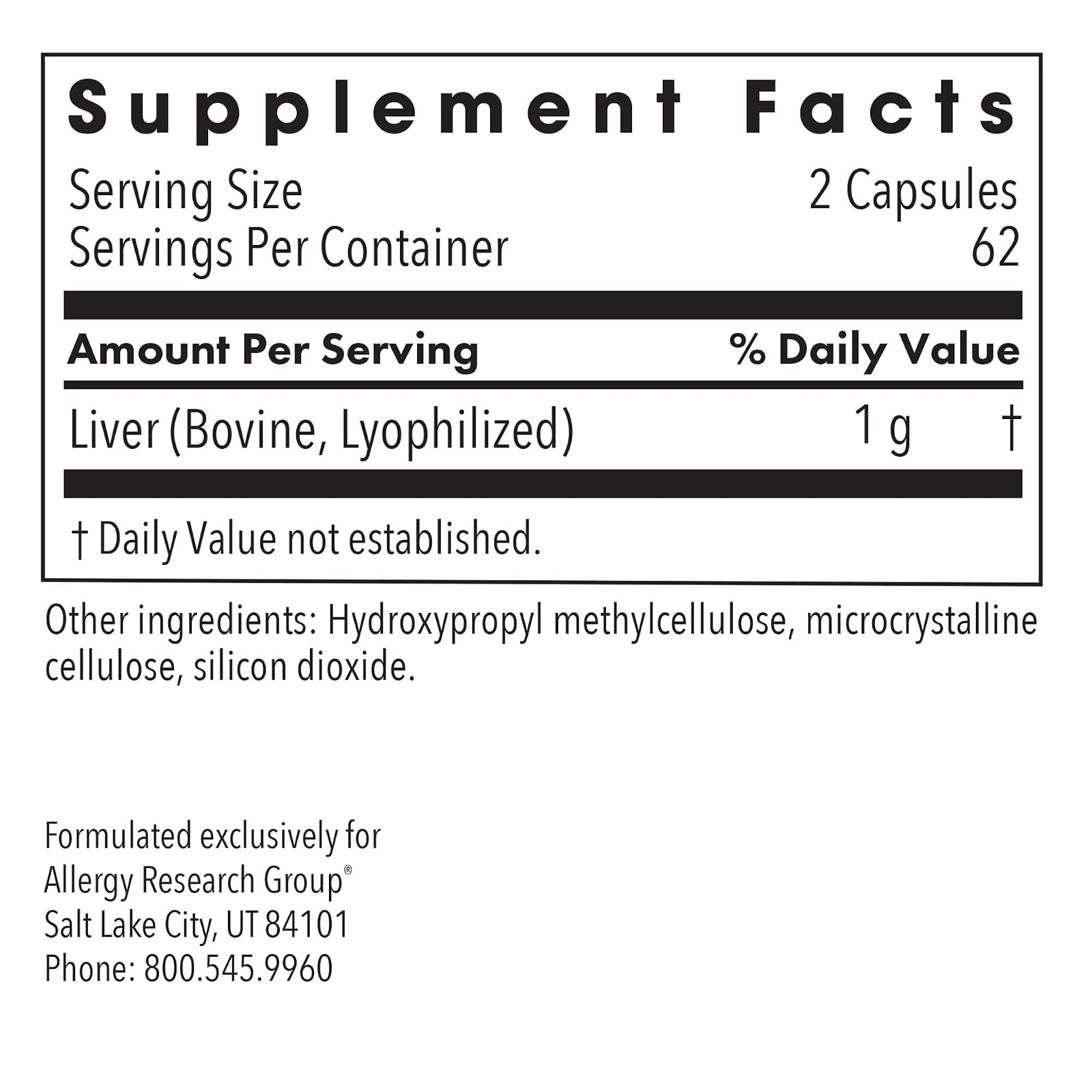 natural liver extract for vitality
