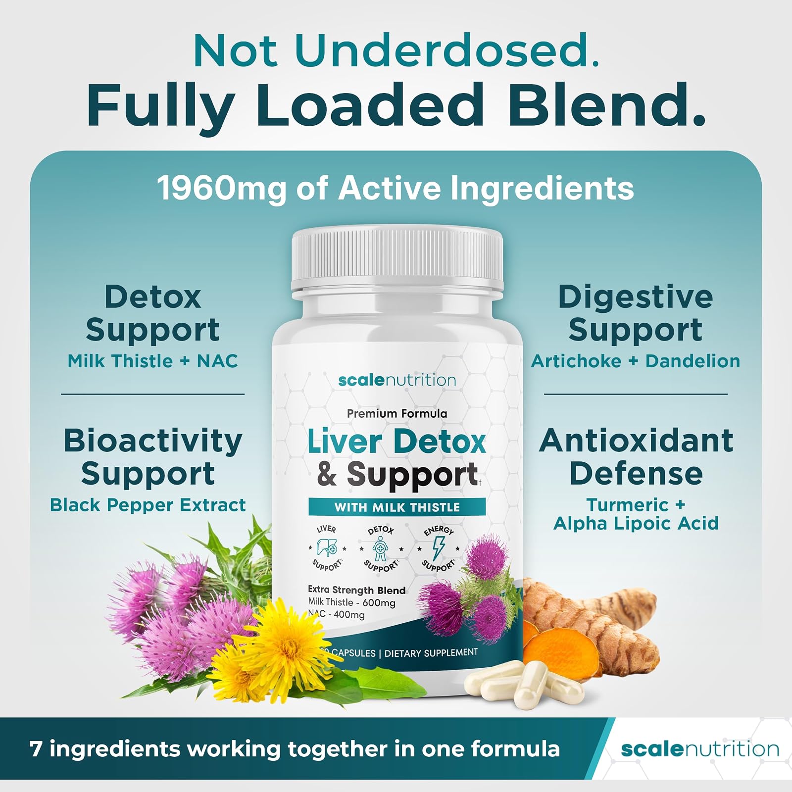 Natural liver health booster