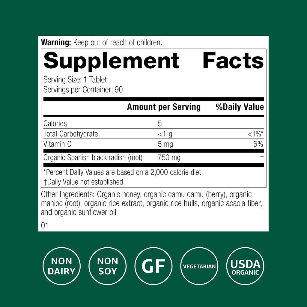 Natural liver health supplement tablets