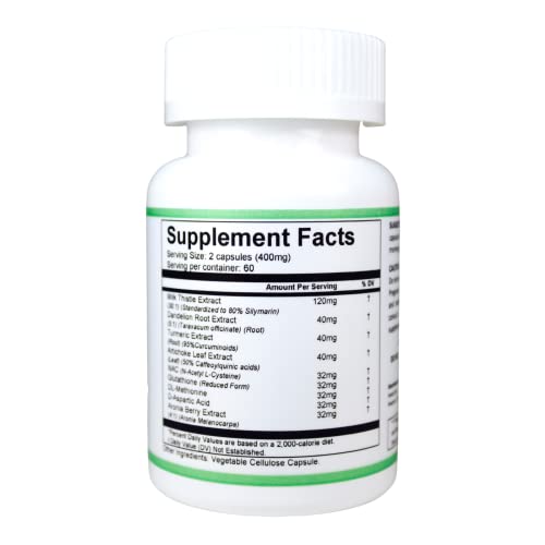 natural liver health support with milk thistle