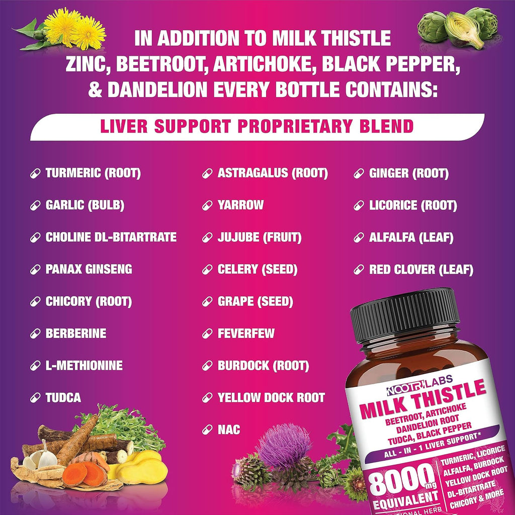 natural liver health with milk thistle