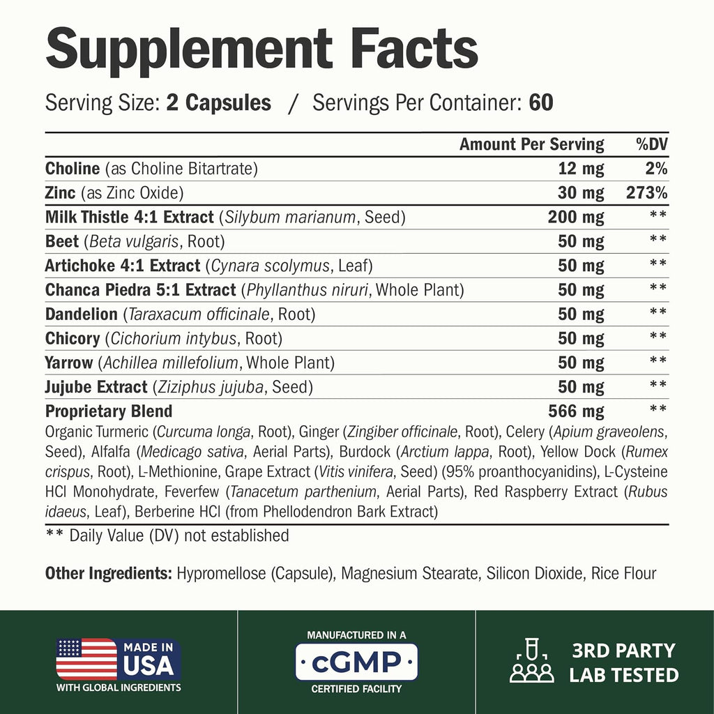 natural liver repair supplement