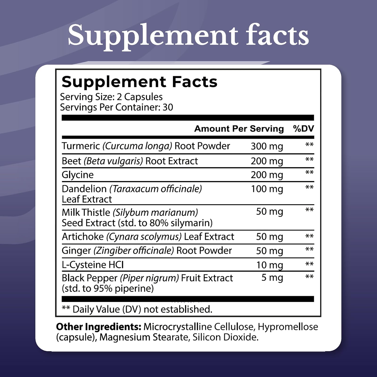 natural liver repair supplement