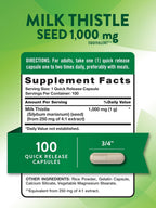 natural liver support milk thistle
