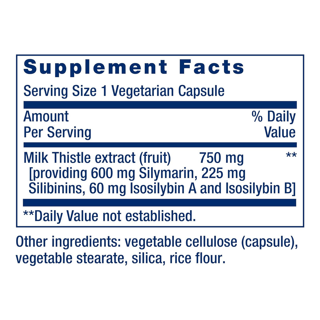 natural liver support milk thistle
