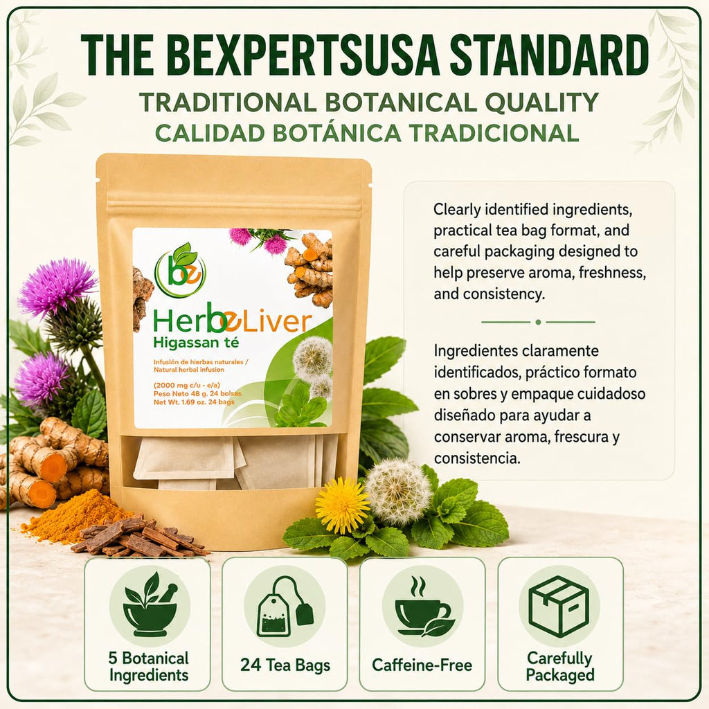Natural liver support tea blend