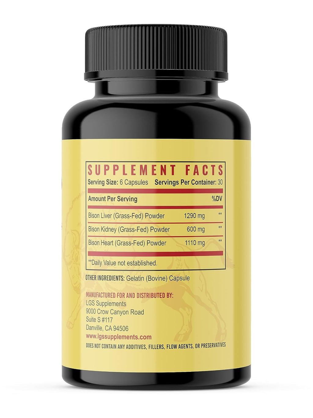 natural liver support with bison extract