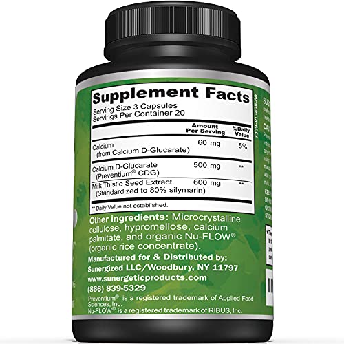 Natural liver support with calcium