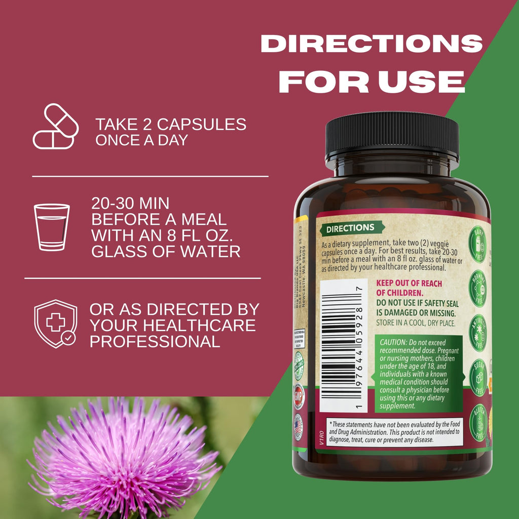 Natural liver support with herbal ingredients