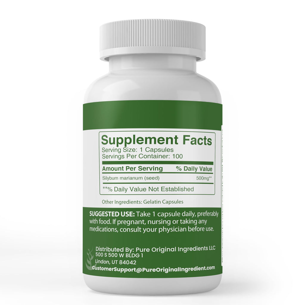natural liver support with milk thistle