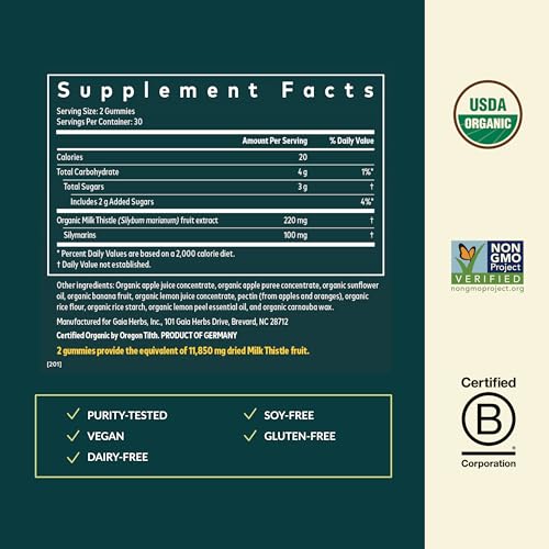 natural liver support with milk thistle