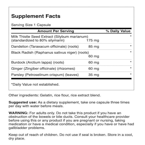 natural liver support with Milk Thistle