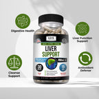 Natural liver support with milk thistle