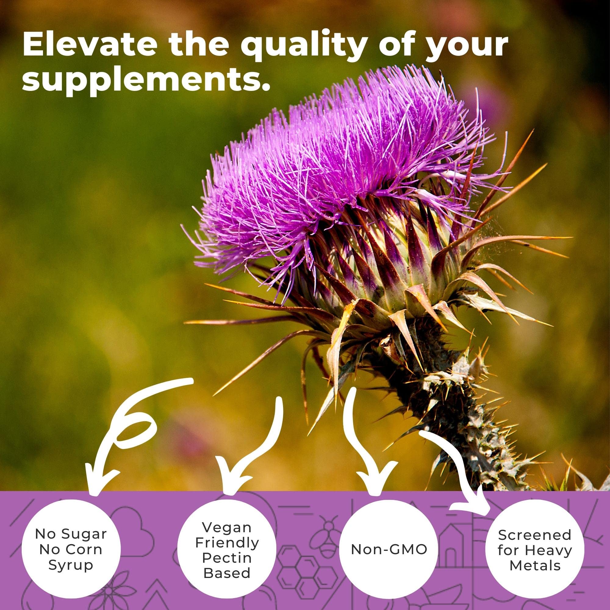 Natural liver support with milk thistle