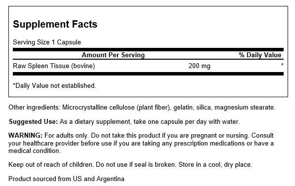 Natural liver support with Swanson glandular extract