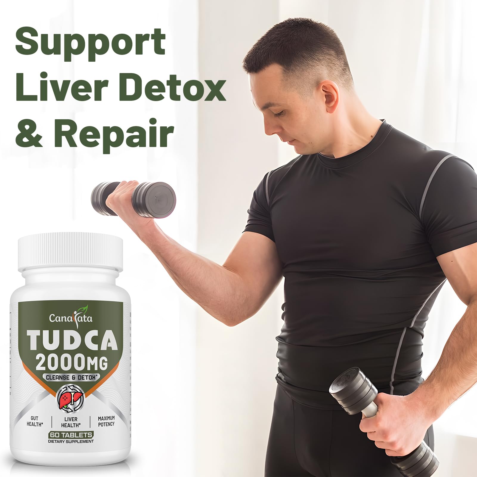 Natural liver support with TUDCA