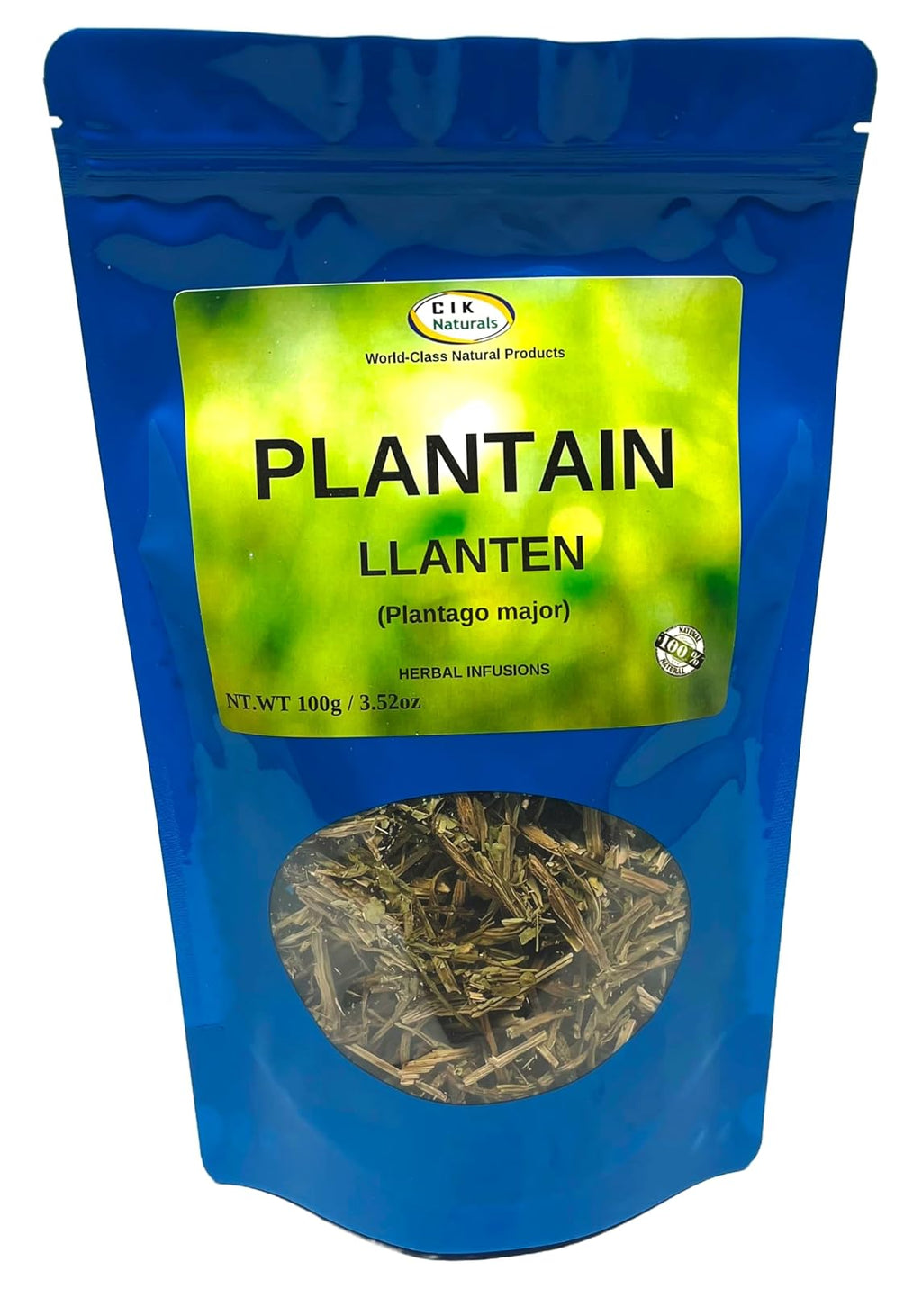 natural Llanten Plantain herbal infusion