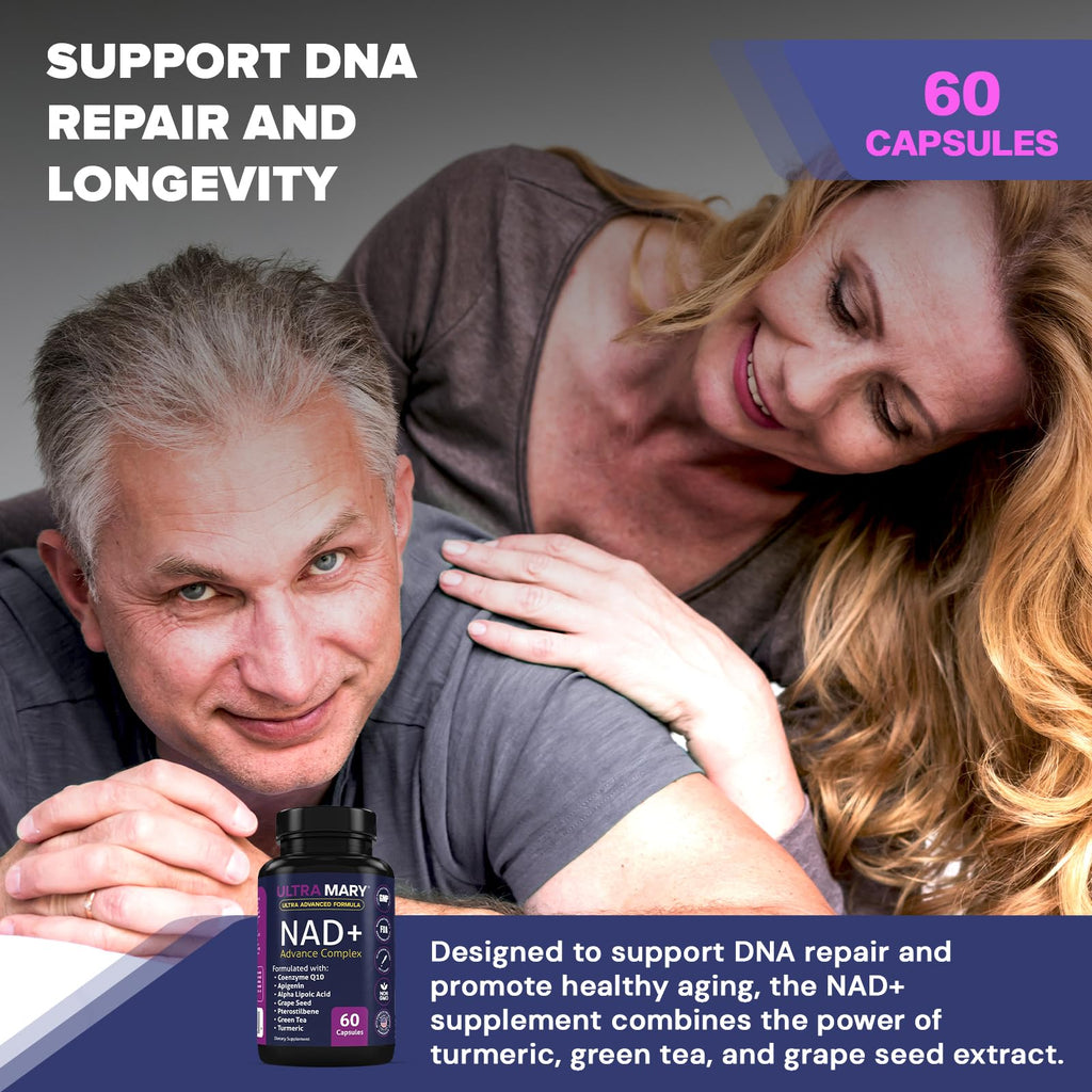 Natural longevity formula with resveratrol