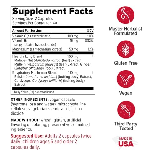 natural lung support herbal capsules