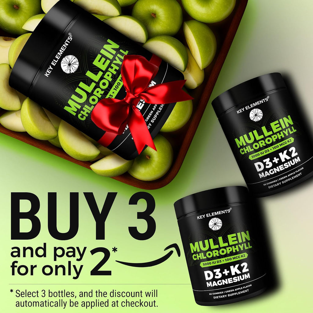 Natural lung support Mullein gummies