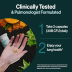 natural lung support with resB probiotics